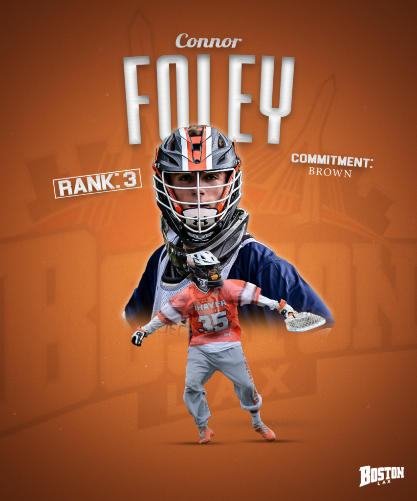 Top 100 Players - (3) Connor Foley, Thayer Academy - BostonLax