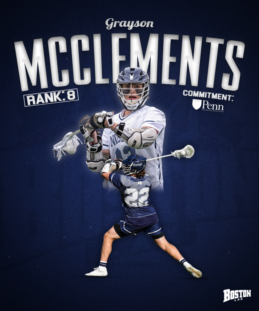 Top 100 Players - (8) Grayson McClements, Noble & Greenough - BostonLax