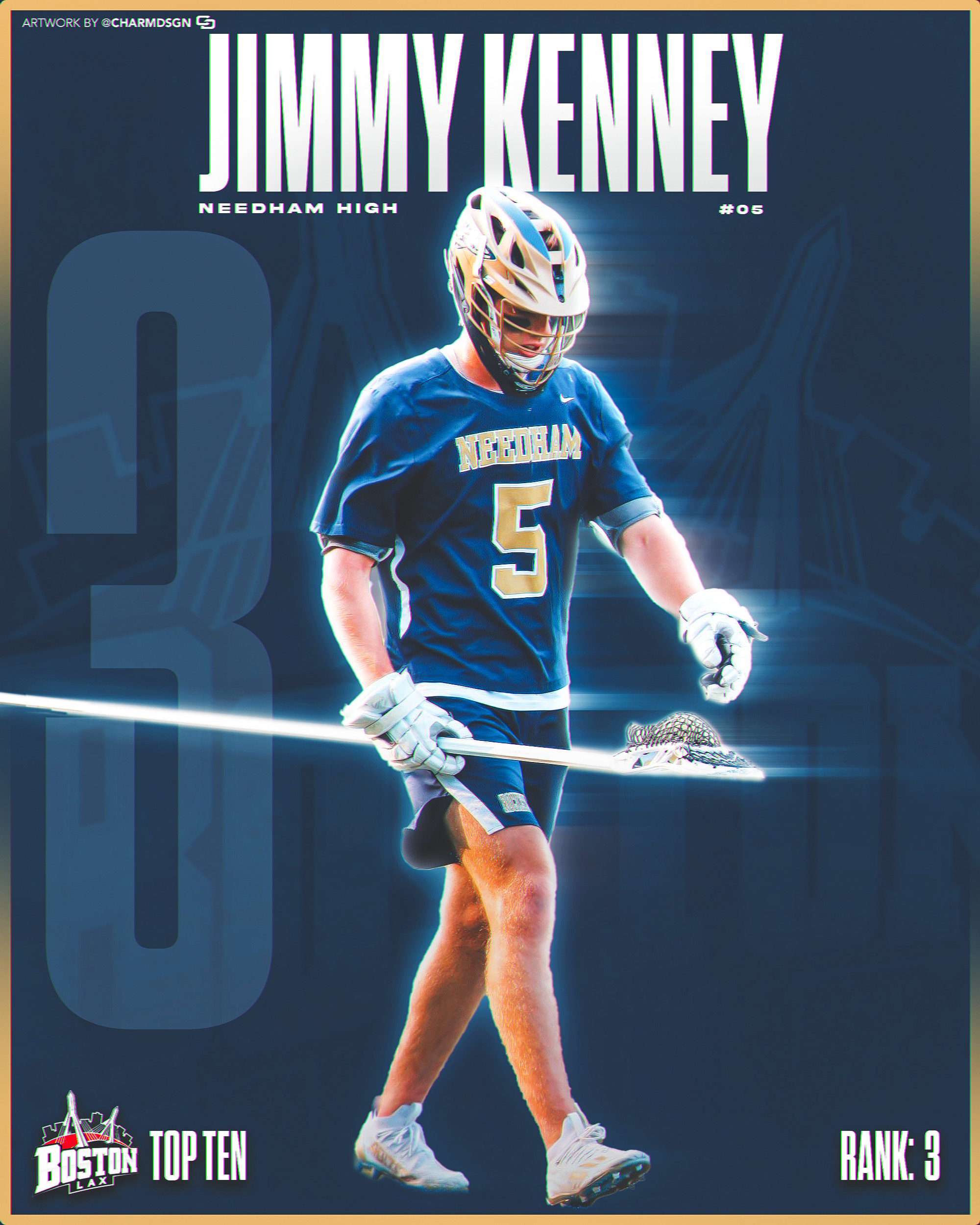 2024 Top 100 Players - No. 3 - Jimmy Kenney (Needham) - BostonLax