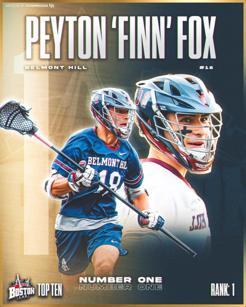 2024 Top 100 Players - No. 1 - Peyton 'Finn' Fox (Belmont Hill) - BostonLax